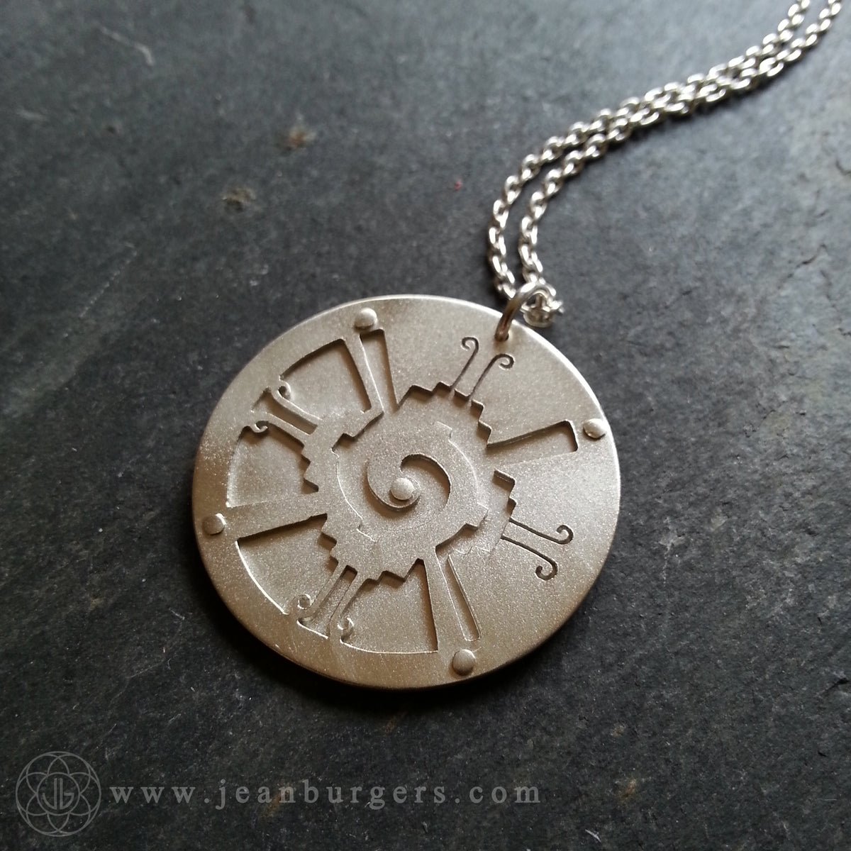 Handcut Hunab Ku Pendant – Jean Burgers Jewellery